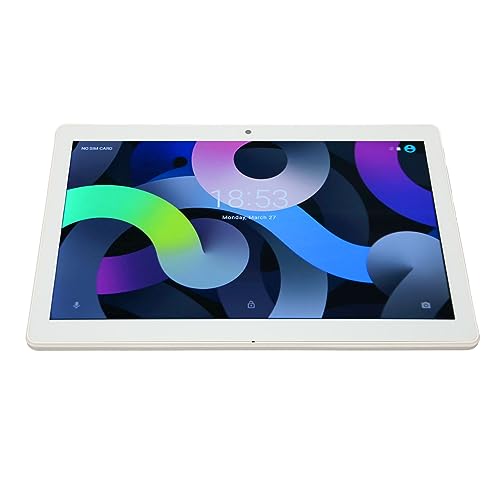 2 in 1 Tablet PC, 5G WiFi 10.1 Inch Tablet US Plug 100‑240V 4G LTE with BT Keyboard for Work (US Plug)