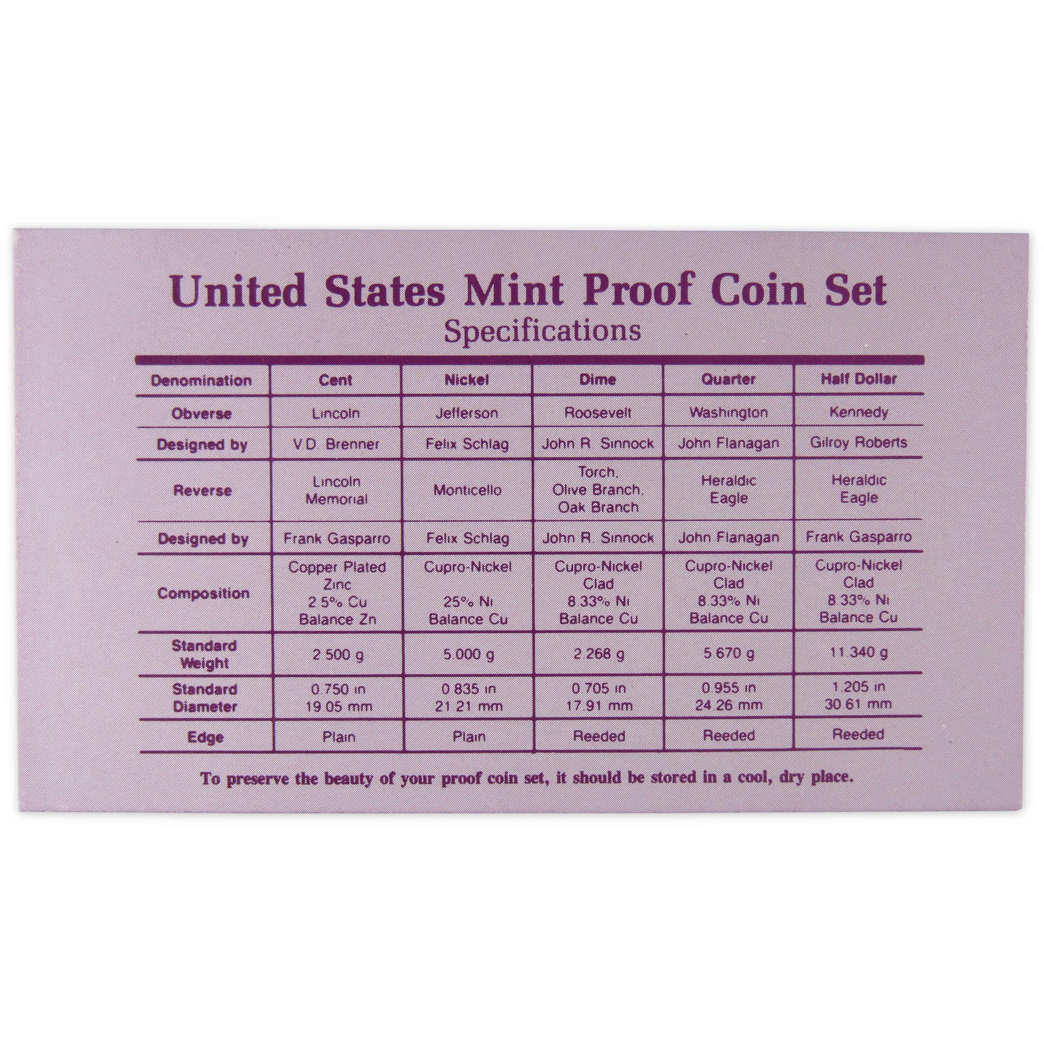 1992 Clad Proof Set U.S. Mint Original Government Packaging OGP COA