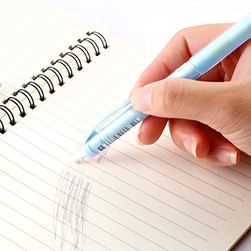 Boao 23 Pieces 0.9 mm Mechanical Pencil Set, Includes 12 Pieces Mechanical Pencils, 8 Tubes of Pencil Refills, 3 Pieces Erasers for School and Office Drawing Crafting