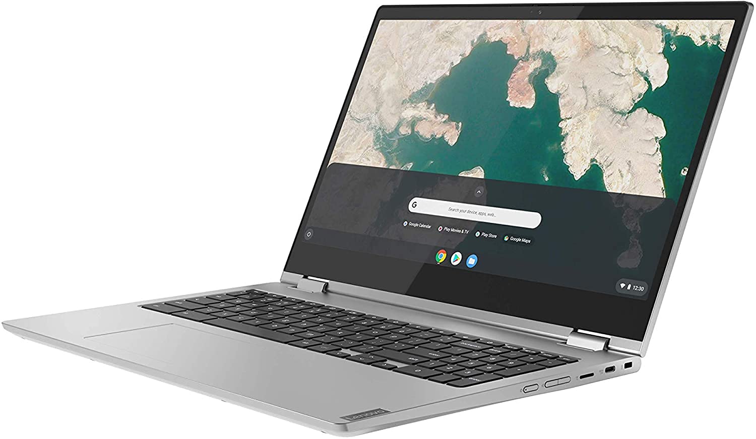 Lenovo Chromebook C340-15 Home & Business Laptop 2-in-1 (Intel i3-8130U 2-Core, 4GB RAM, 64GB SSD, Intel UHD 620, 15.6" Touch Full HD (1920x1080), WiFi, Bluetooth, Webcam, Chrome OS) with Hub