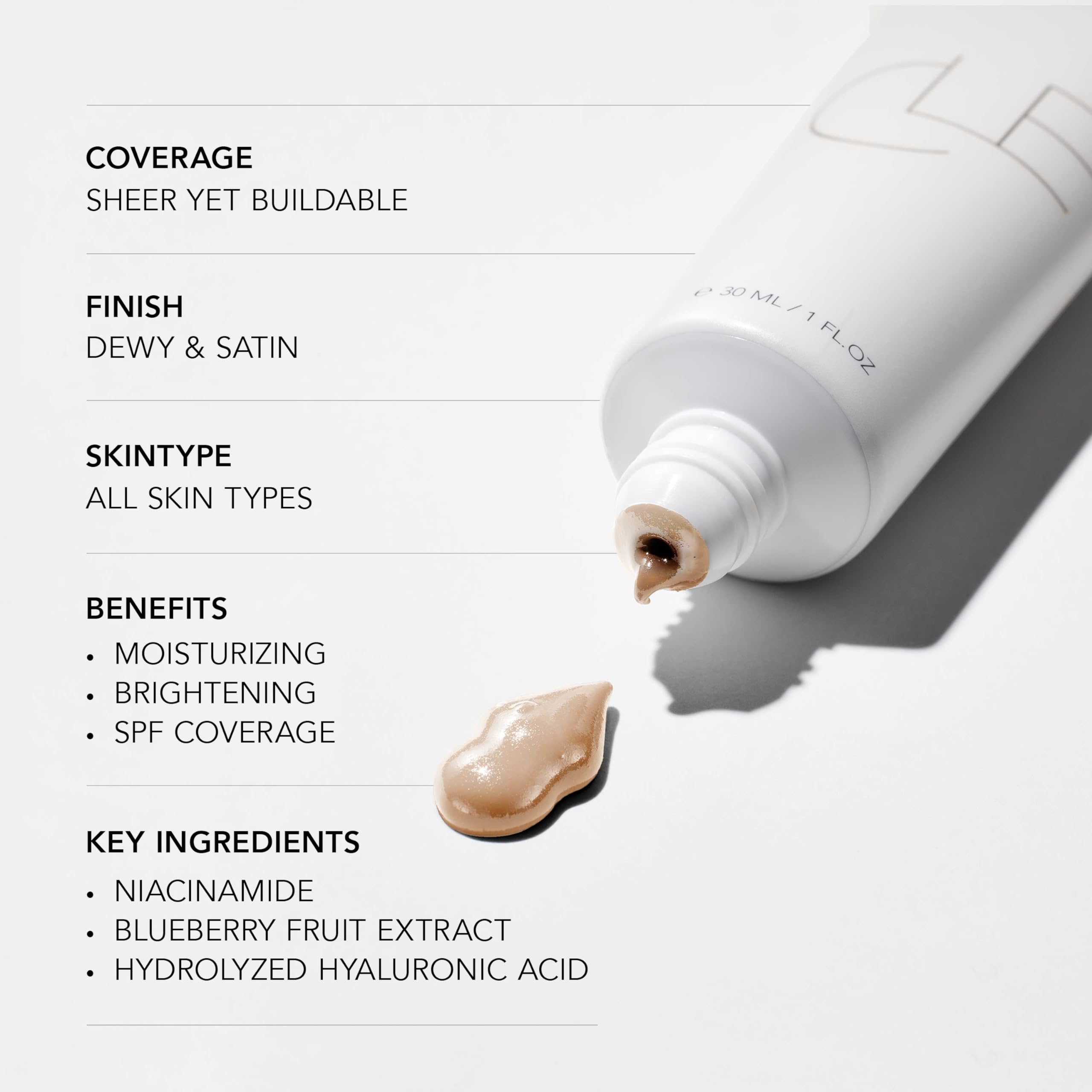 CLE Cosmetics CCC Cream (Warm Medium Light 203 / SPF 50) - Color Correcting CC Cream with Sunscreen - Lightweight, Hydrating, Light to Medium Coverage Foundation - BB & CC Cream Hybrid - 1 fl oz