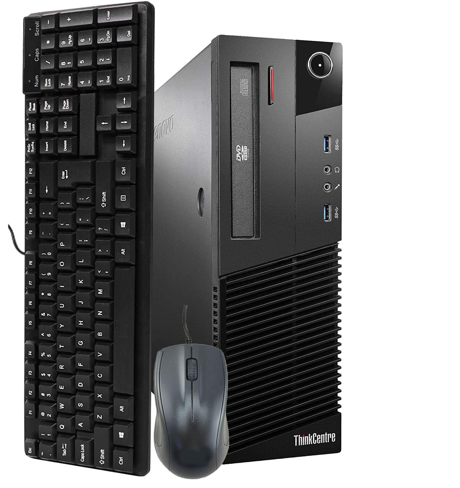 Lenovo M93P SFF Computer Desktop PC, Intel Core i7 3.4GHz Processor, 16GB Ram, 512GB M.2 SSD, Keyboard & Mouse, WiFi | Bluetooth, Nvidia GeForce GT 1030 2GB DDR5, Win 10 Pro (Renewed)