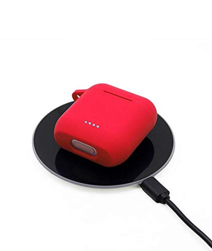 HARBORY Protective Silicone Case Cover for Tozo T6 , Professional Shockproof Tozo t6 Case Cover (Red)