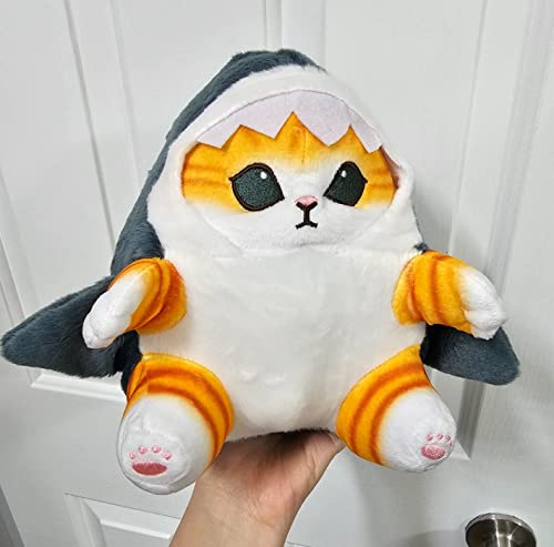 8.1'' Shark Cat Funny Cute Stuffed Animal Doll ,Shark Cat Plush Toy