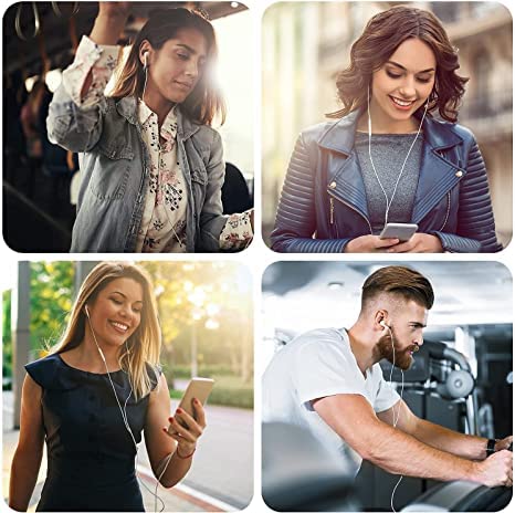 2 Pack-Type C Earbuds Wired Earphones with Microphone,USB C Headphones Earbuds&Remote Control Noise Cancelling in-Ear Headset for iPad Pro,Pixel 7/6/6a/5/4,Galaxy S23/S22/S21/S20/Ultra Note 10/20