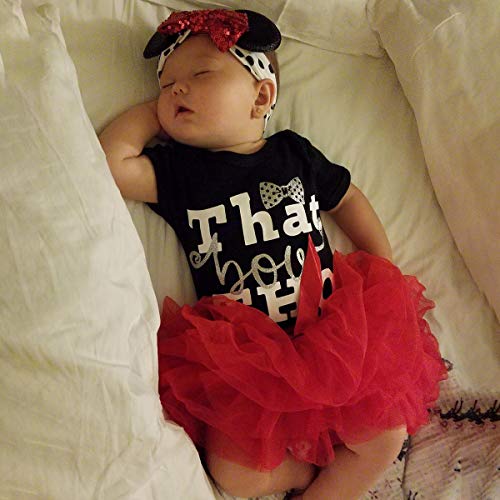 Baby Girls Tutu Skirt, Infant Tulle Tutus, Newborn Soft Skirts for Toddlers Red