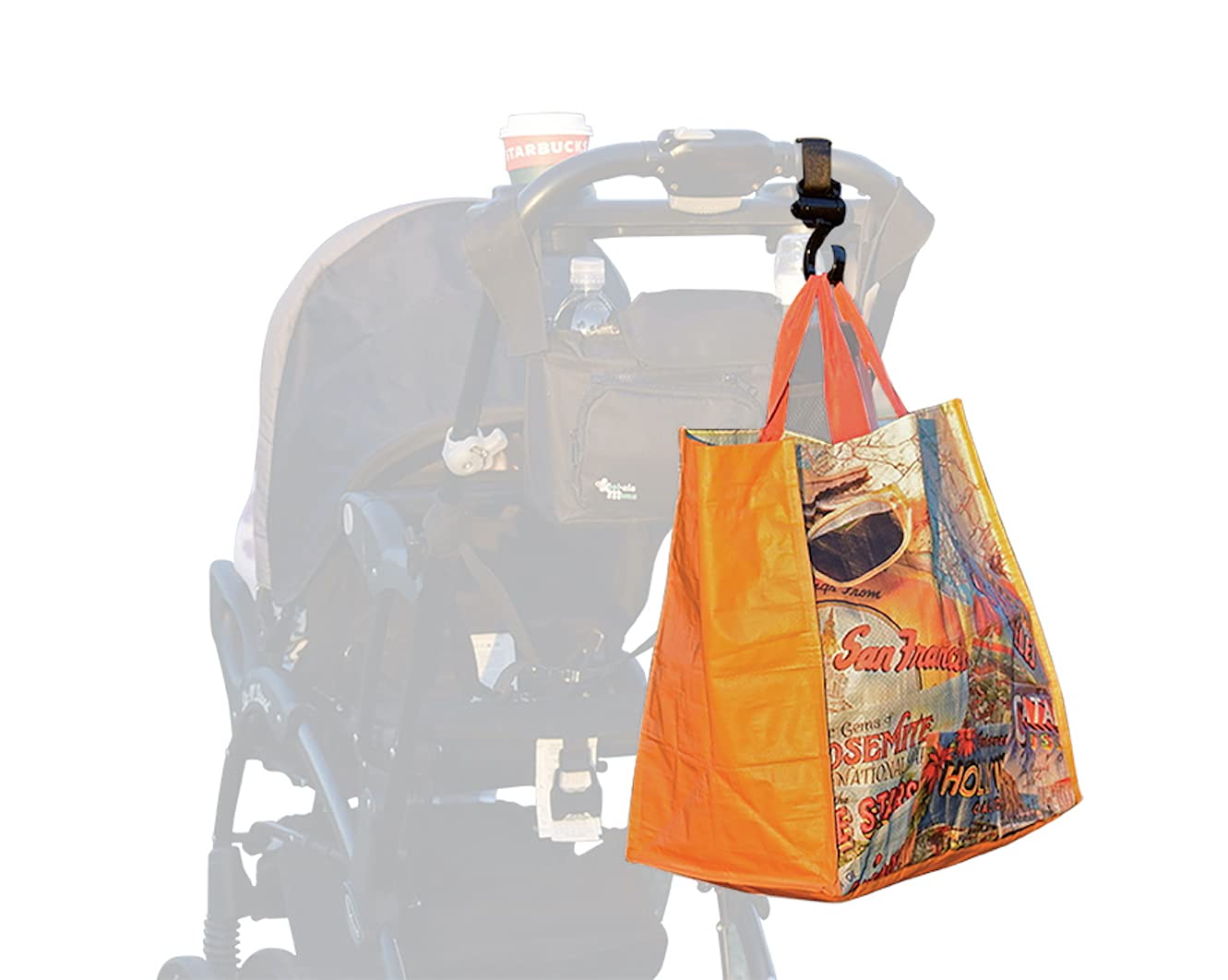 Kool-ala Mama, Universal Stroller Organizer with Insulated Cup Holders, Bonus Bag Hook & Diaper Changing Pad, Stroller Caddy, Detachable Wallet, Fits Bugaboo, Baby Jogger, Britax, Uppababy, Graco
