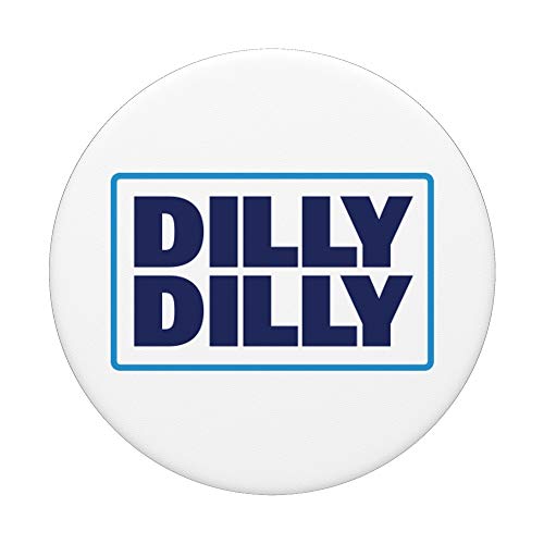 Bud Light Dilly Dilly White PopSockets Stand for Smartphones and Tablets PopSockets PopGrip: Swappable Grip for Phones & Tablets