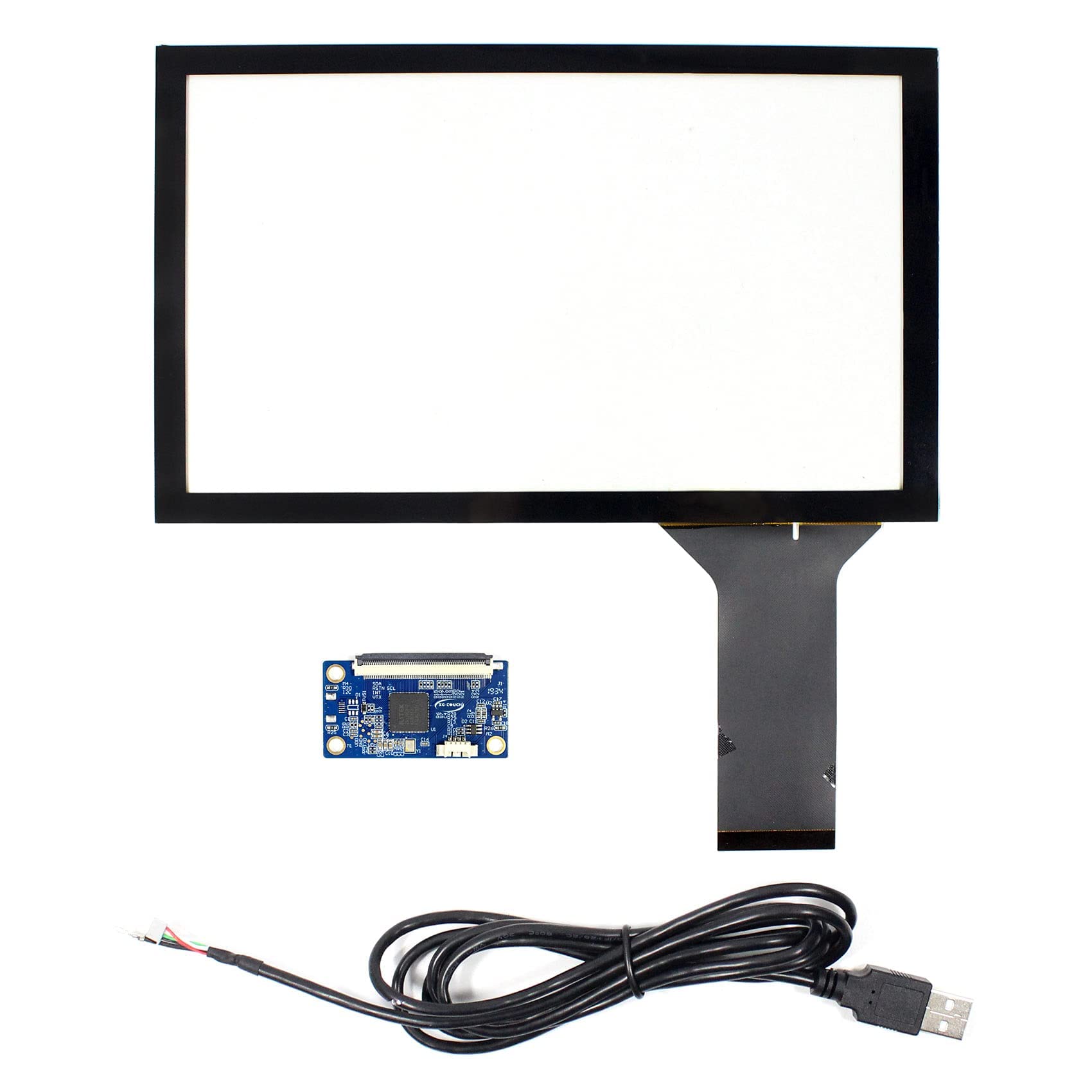 KSOPUERT 8.9" Capacitive Touch Panel VS089TC01-B1,for 8.9 inch 1024x600 16:9 LCD Screen, Support 10 Points Multi-Touch