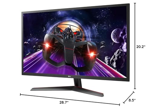 LG 32MP60G-B 31.5 inch Full HD 1920x1080p 16:9 1ms AMD FreeSync IPS Monitor Bundle with Deco Gear HDMI Cable 2 Pack + Gamer Surface Mousepad + Screen Cloth