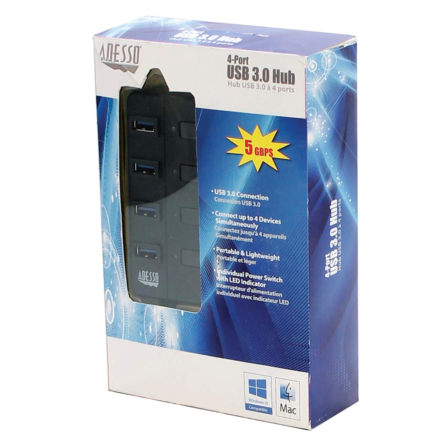Adesso AUH-3040-4 Port USB 3.0 Hub