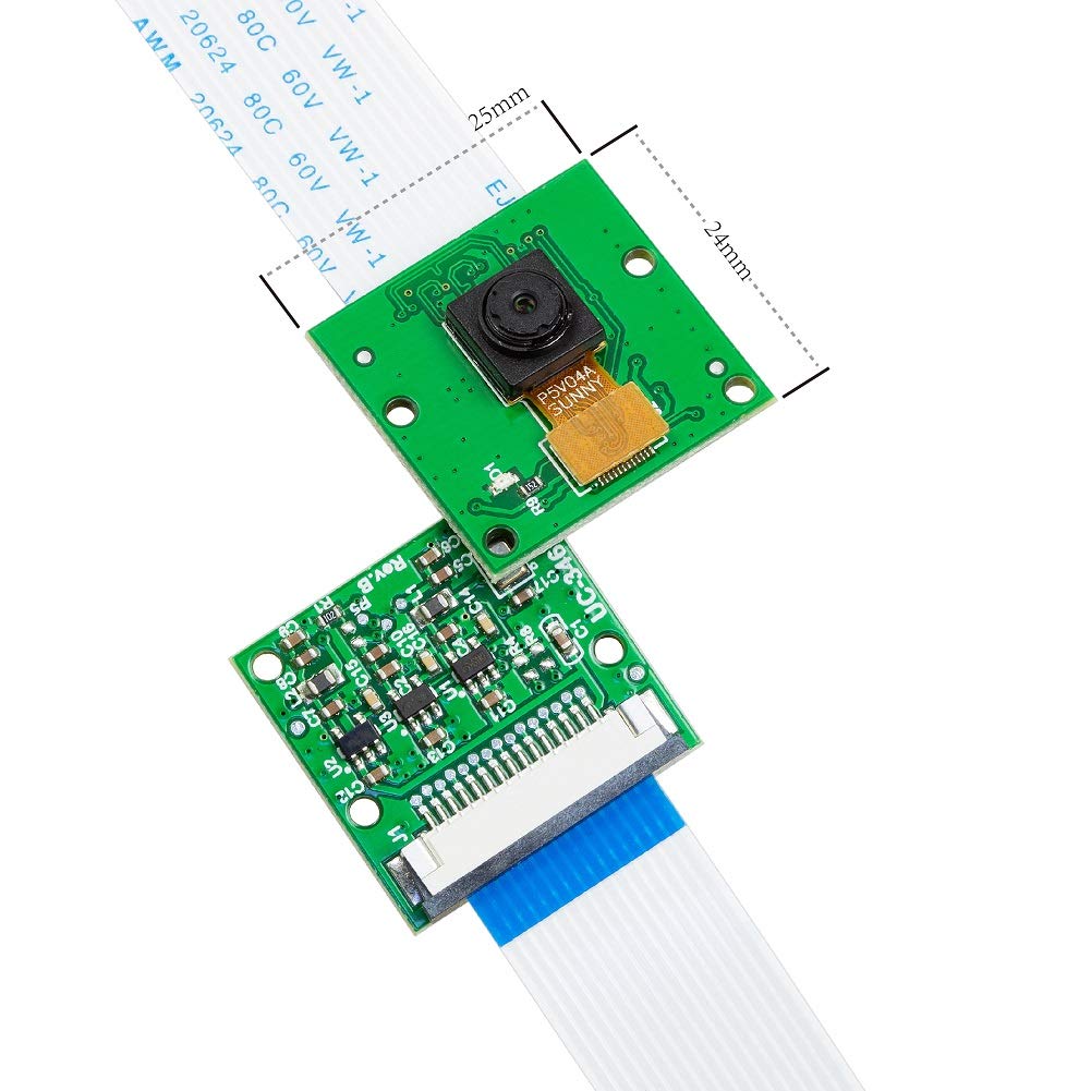 Arducam 5MP Camera for Raspberry Pi, 1080P HD OV5647 Camera Module V1 for Pi5, Pi 4, Raspberry Pi 3, 3B+, and Other A/B Series