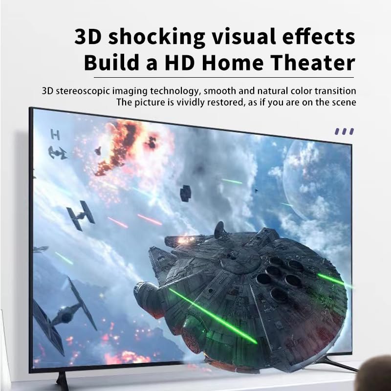 8K@60Hz 90-Degree Left Angle HDMI to MINI High-Speed Adapter(pack of 3), Supports HDR, 3D, 48Gbps, Compatible with DSLR, Camcorder, Graphics Card, Laptop, Projector, Suitable for Home and Office Use