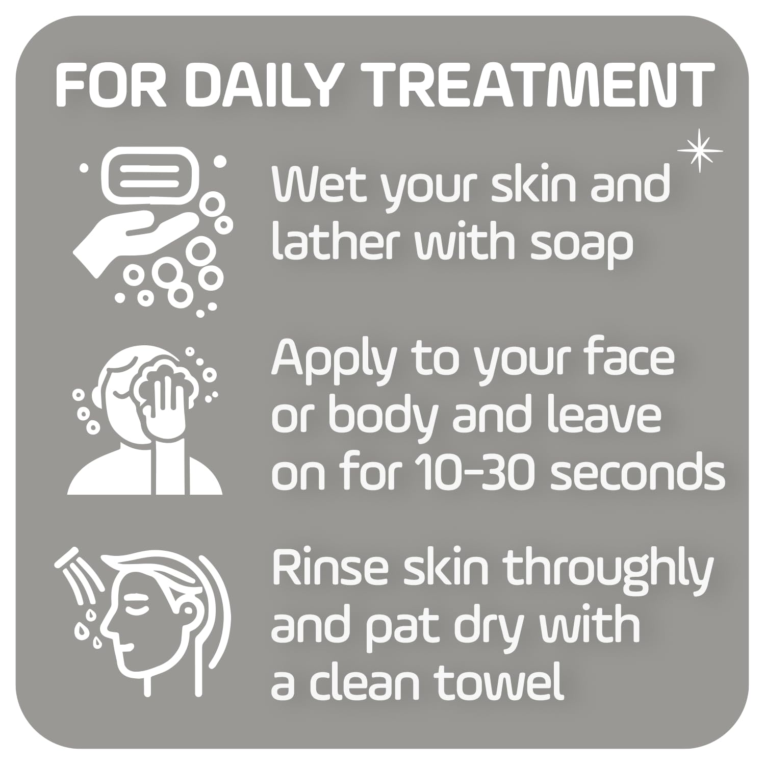 Asepxia Deep Cleansing Acne Treatment Bar Soap with Baking Soda and 2% Salicylic Acid, 4 Ounce
