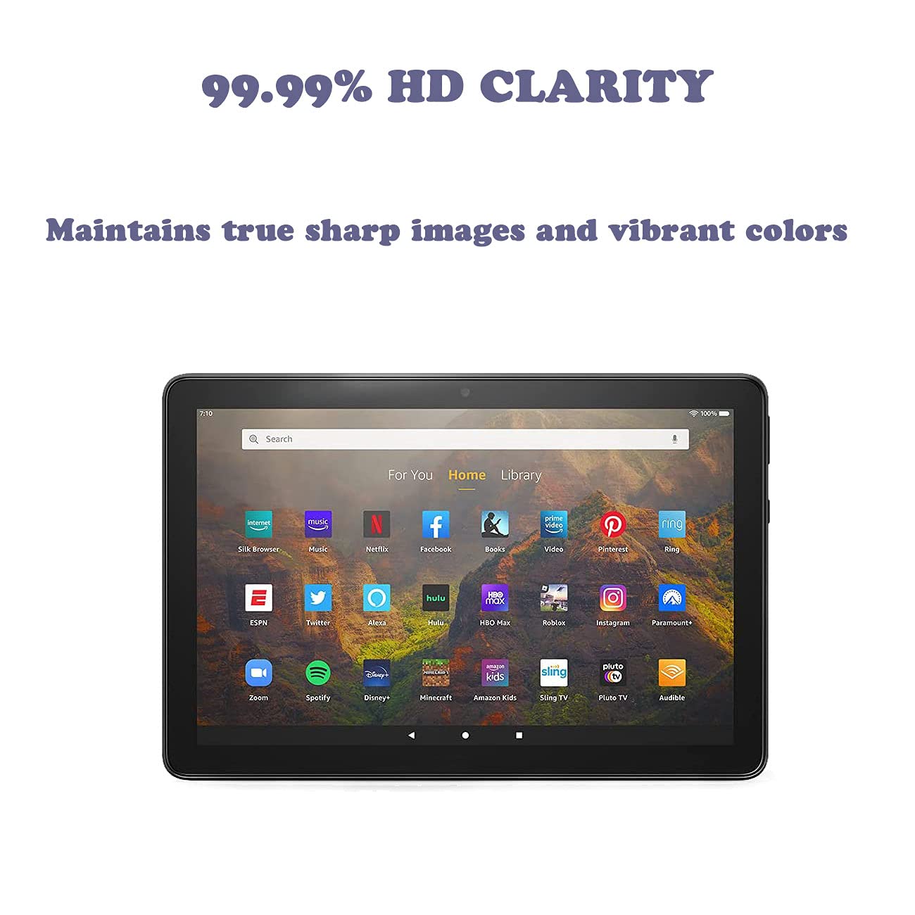 TiKeDa (3 Pack) Designed for All-New Fire HD 10 / Fire HD 10 Plus Tablet 10.1 inch (13th/11th Generation, 2023/2021 Release) Screen Protector, Tempered Glass High Definition Clear Shield
