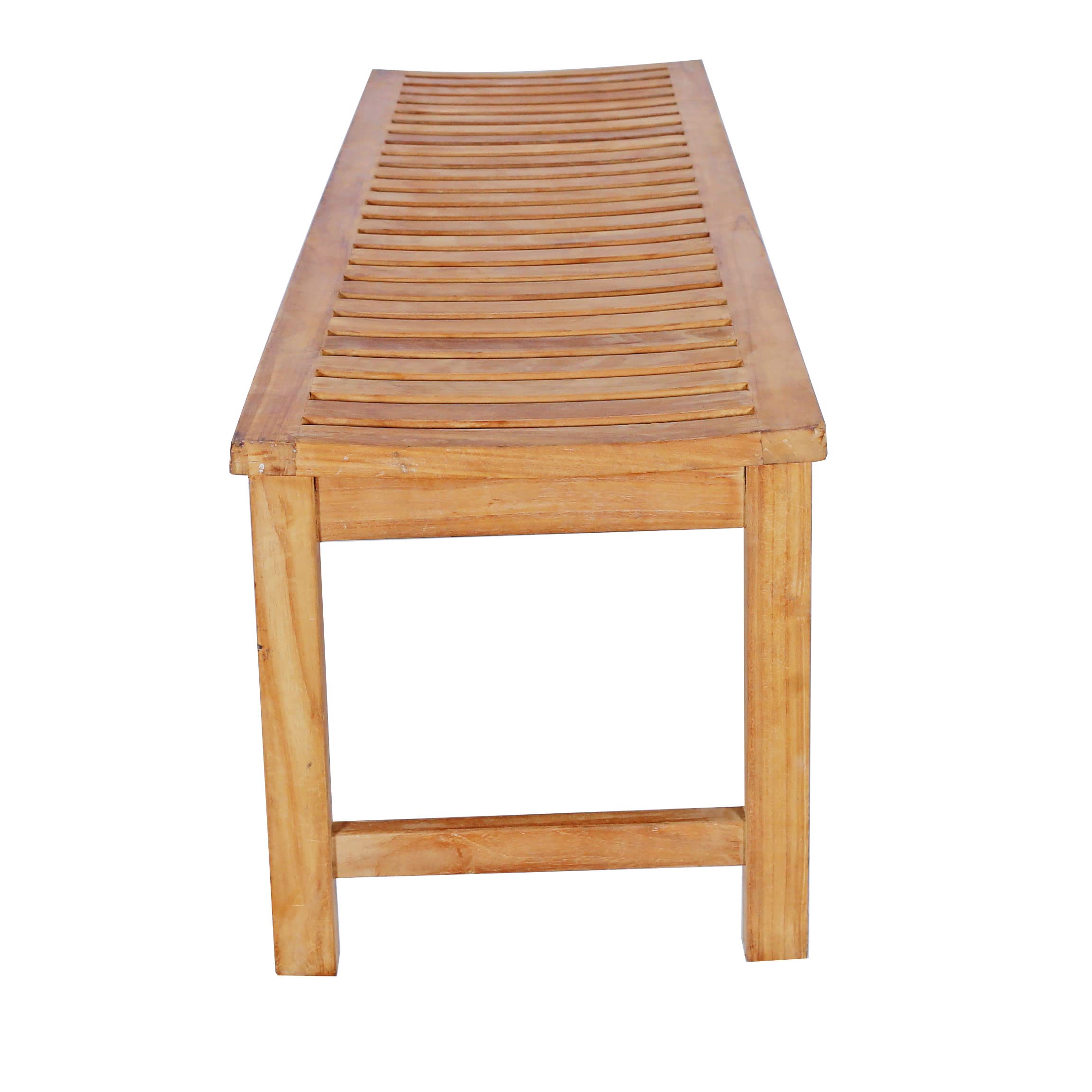 Teak Wood Lagos Bathroom Shower Bench, 6 Foot