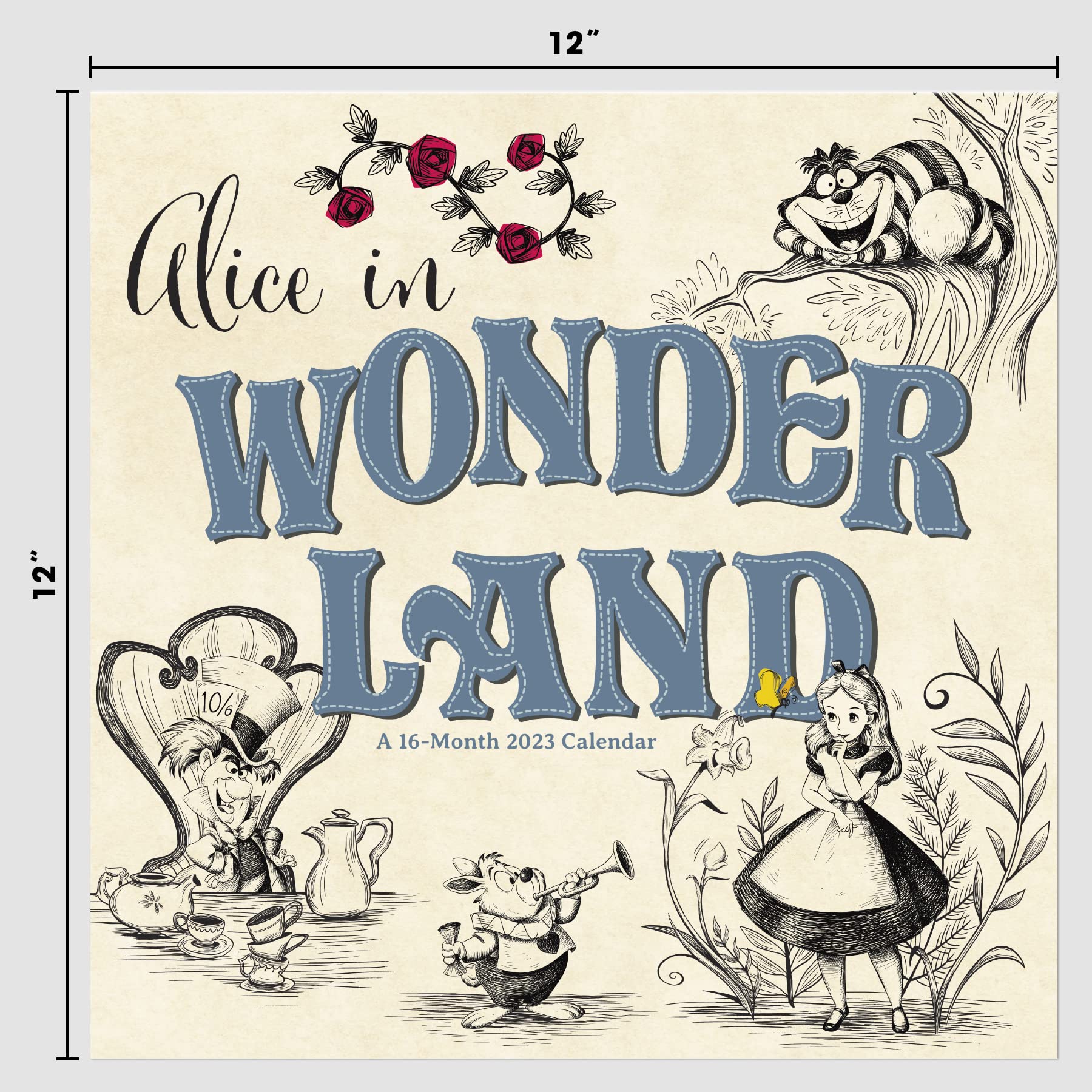2023 Disney Alice and Wonderland Wall Calendar