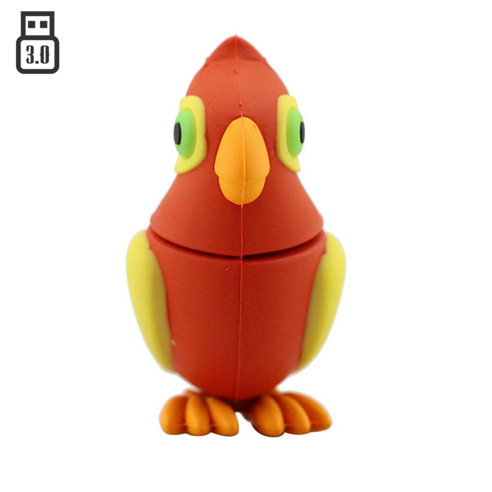 64GB Parrot Model USB 3.0 Flash Drive Flash Drive 3.0 Thumb Drive USB Jump Drive Memory Stick Zip Drive USB Drive U Disk USB 3.0 Stick USB Disk USB Flash Memory - Red