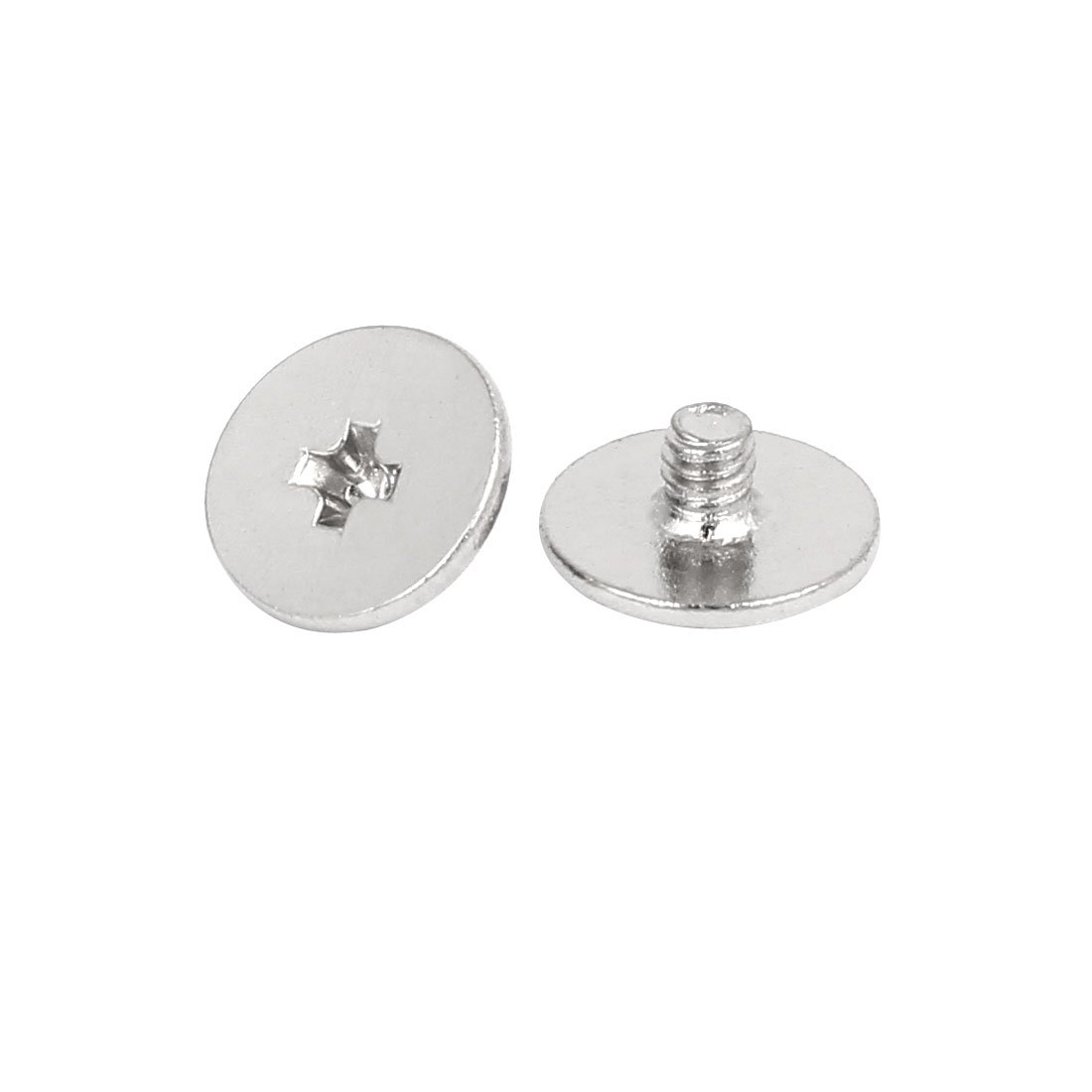 Aexit 2mmx2mm Nickel Cleaning & Repair Plated Flat Head Ultrashort Notebook Laptop Computer Computer Screws Screw 300pcs
