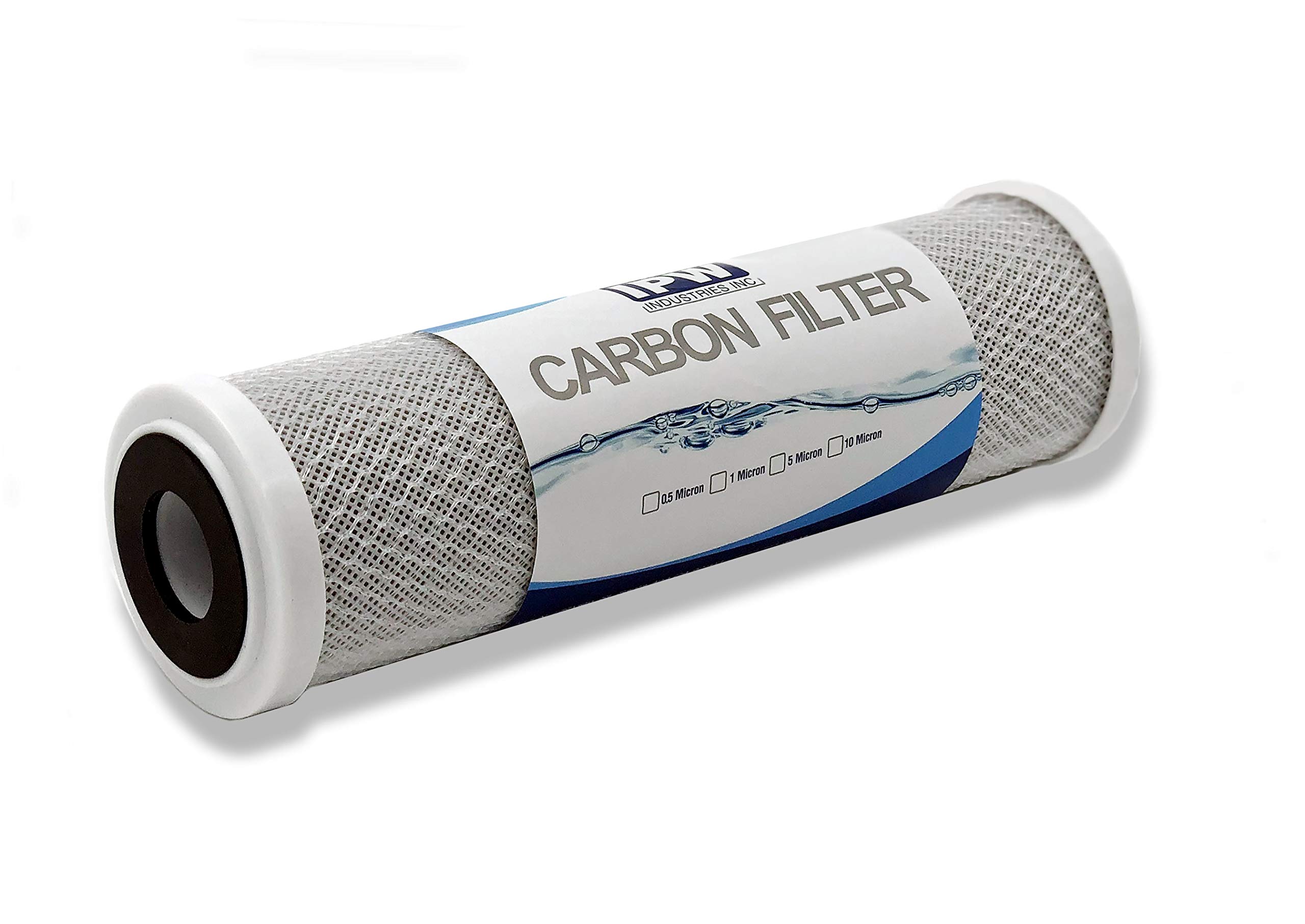 2-Pack compatible for WaterPur CCI-10-CLW Activated Carbon Block Filter - Universal 10 inch Filter for WaterPur Clear Water Filter Housing by IPW Industries Inc.