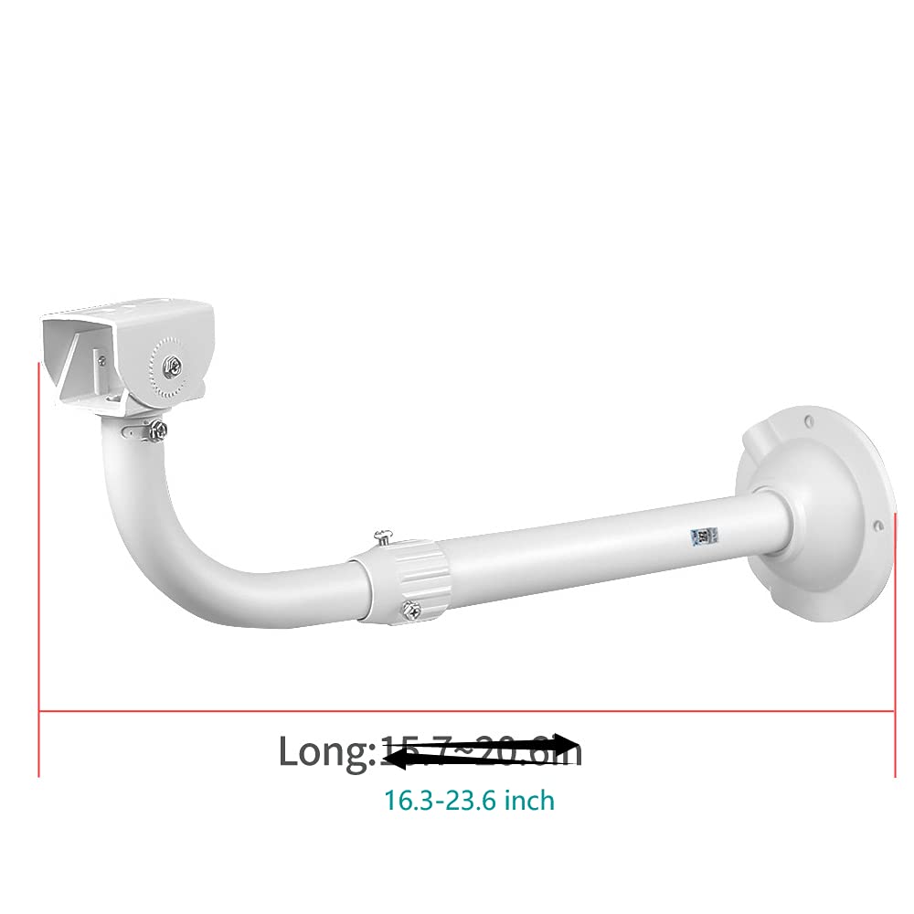 compcctv CCTV Security Camera Mount Bracket, Telescopic Adjustable Universal Camera Wall Mounting Bracket for CCTV Security Camera