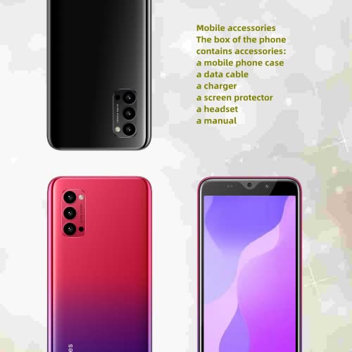 aderroo 1GB RAM 8GB ROM,X11 Android Smartphone, 5.72-inch IPS Full-Screen,Front and Rear Cameras,Only Supports Dual SIM Card Frequency Band of 3GWCDMA:850/2100MHZ,Unlocked Cell Phone(Black)