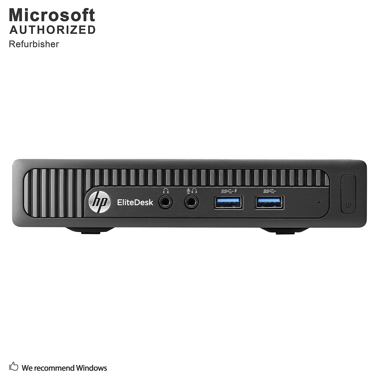 HP EliteDesk 705 G2 Desktop Mini Computer PC, AMD A8 PRO-8600B Quad Core up to 3.0 GHz, 16G DDR3L, 500G, WiFi, Bluetooth, Windows 10 Pro 64 Bit-Supports English/Spanish/French (Renewed)