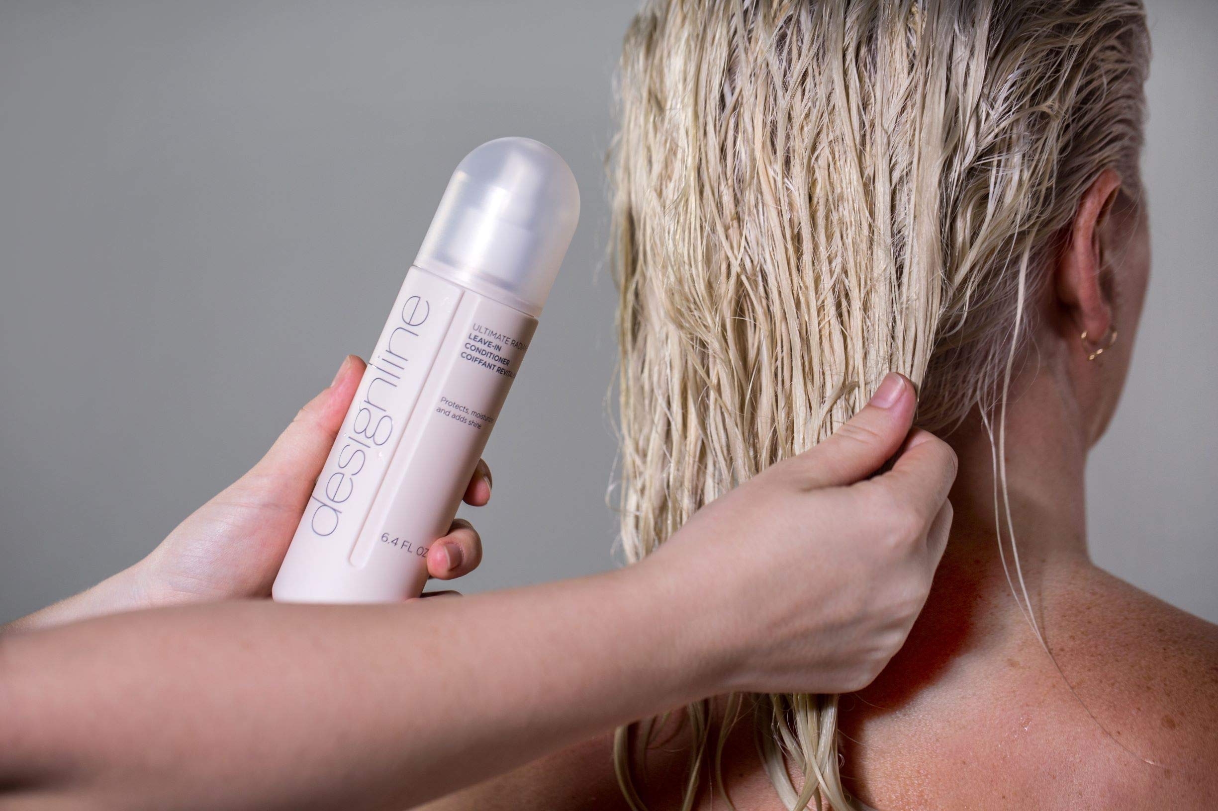 DESIGNLINE Ultimate Radiance Leave-In Conditioning Styler, 6.4 oz - Regis Deep Conditioner Treatment that Reconstructs Damaged Hair and Repairs Split Ends (6.4 oz)