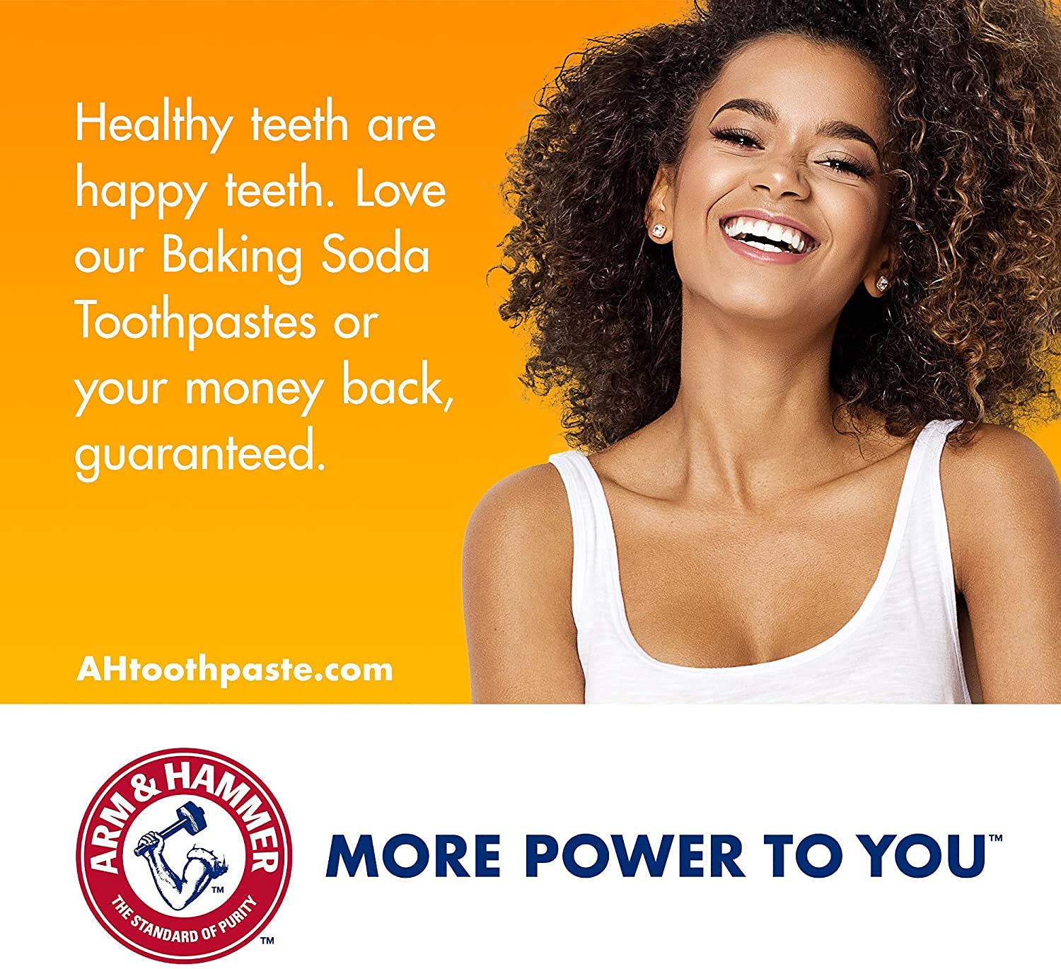 ARM & HAMMER Advance White Extreme Whitening Baking Soda and Peroxide Toothpaste, Fresh Mint, Twin Pack 6 oz (Pack of 2)
