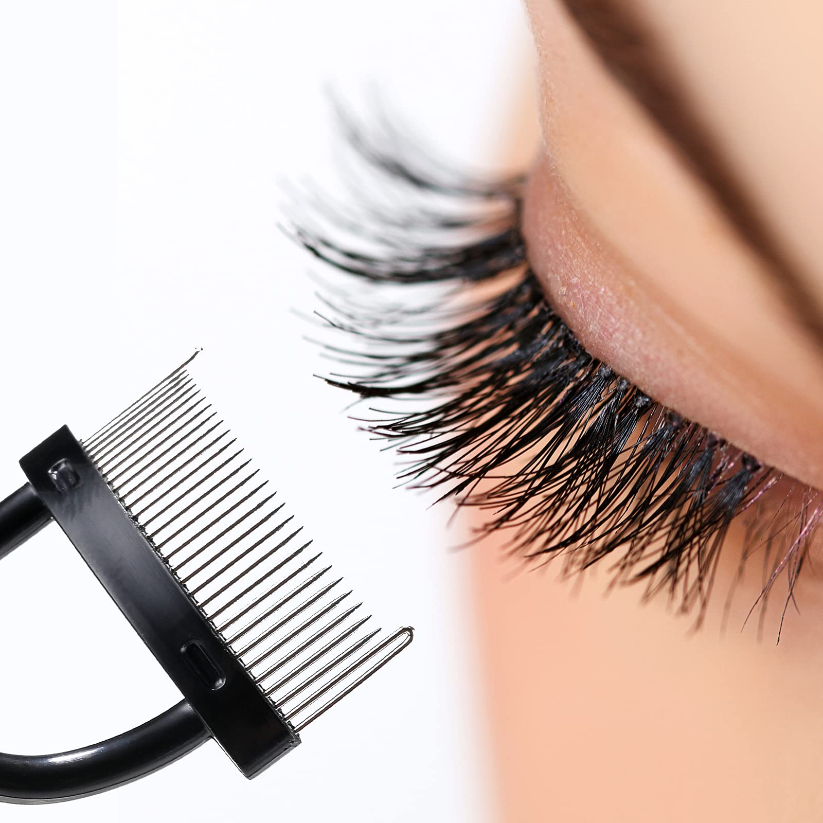 Eyelash Grooming Brush Eyelash Separator Mascara Applicator Eyebrow Comb Brush for Making Up Supplies(5 Pieces)