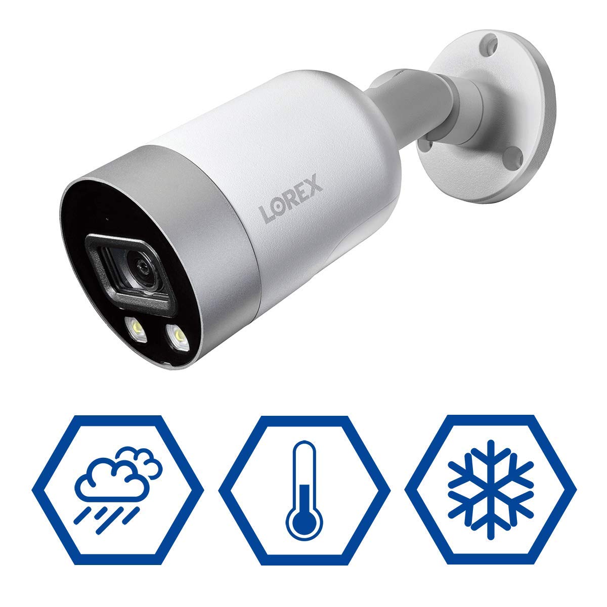 Lorex 4K Security Camera System, Fusion 8-Channel 2TB NVR System with 4 Wired Smart Deterrence 4K (8MP) IP POE Cameras, 150FT Night Vision
