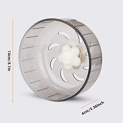 Hamster Racing Wheel, 13cm Hamster Wheel Small Hamster Running Wheel for Pets Quiet Plastic Racing Toy for Hamsters Gerbils Guinea Pigs