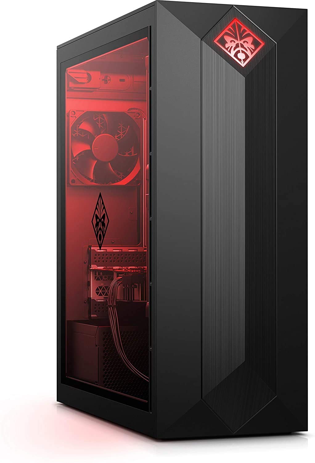 HP Omen 875-0129 Obelisk Desktop, Intel Core i7-9700, 16GB HyperX DDR4 RAM, 2TB 7200RPM HDD, 256GB SSD, NVIDIA GeForce RTX 2060, Windows 10 Home, 4NN49AAR#ABL (Renewed)