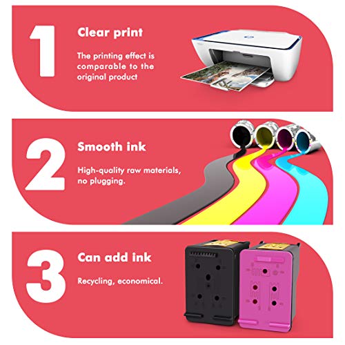 INKMATE Remanufactured Ink Cartridge Replacement for HP 67XL 3YM55AN 2 Pack Tri-Color Ink Cartridge for Envy 6052 Envy Pro 6452 Deskjet 2732 DeskJet Plus 4152