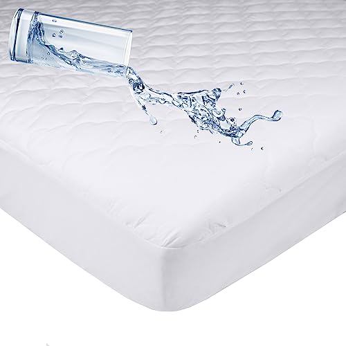American Baby Company Ultra Soft Microfiber Portable/Mini-Crib Waterproof Fitted Quilted Mattress Pad Cover for Boys and Girls