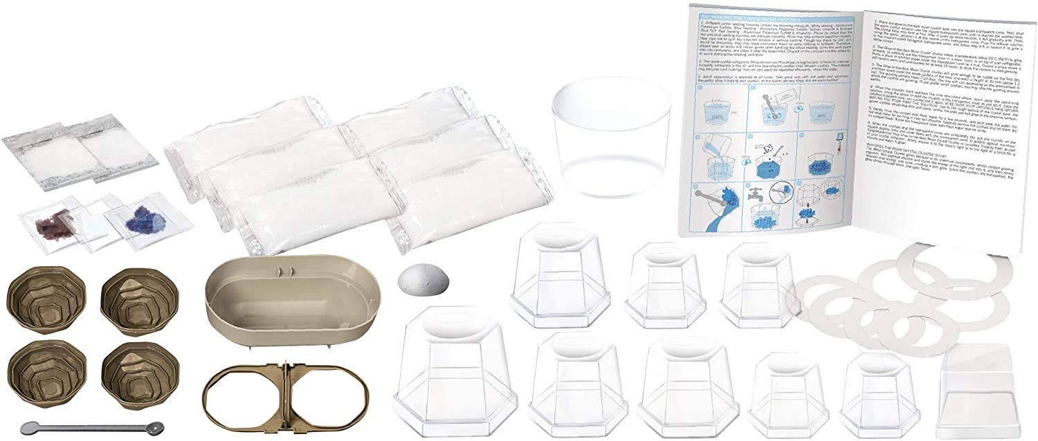 4M Deluxe Crystal Growing Combo Steam Science Kit from STEAM Powered Kids, For Boys & Girls Ages 10+