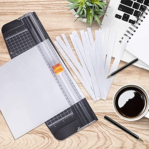 A4 Paper Cutter,Paper Trimmer Guillotine with Automatic Security Safeguard Scrapbooking Tool for Cutting Paper Photographs or Labels Office Home Manual, Black