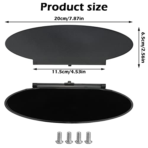 2Pcs Sun Visor Mirror Covers Compatible with Porsche 996/997-911 986/987 Boxster Cayman 1996-2010 Accessories, Driver and Passenger Side Visor Lid Vanity Mirror Covers with Installation Tool