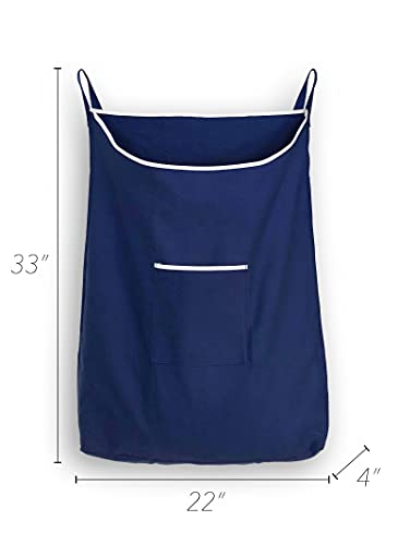 Topline Door Hanging Hampers (Door Hanging, Navy)