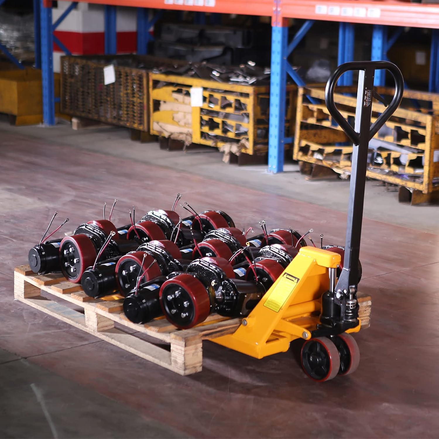 APOLLOLIFT Pallet Jack, 6600-Lb. Capacity Hand Pallet Truck 27" W x 48" L Forks Standard Duty Pallet Jacks