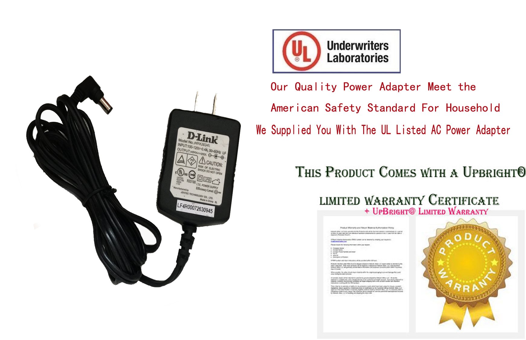 AF1805-A 5V 2.5A Switching AC Adapter for D-LINK