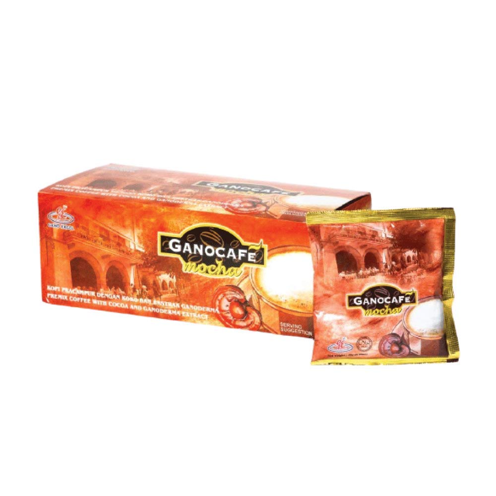 2 Box Nugano Black Coffee + 2 Box Gano Excel Mocha- 100% Certified Ganoderma Lucidium Extract Bold and Flavorful Healthy Gourmet Instant Coffee