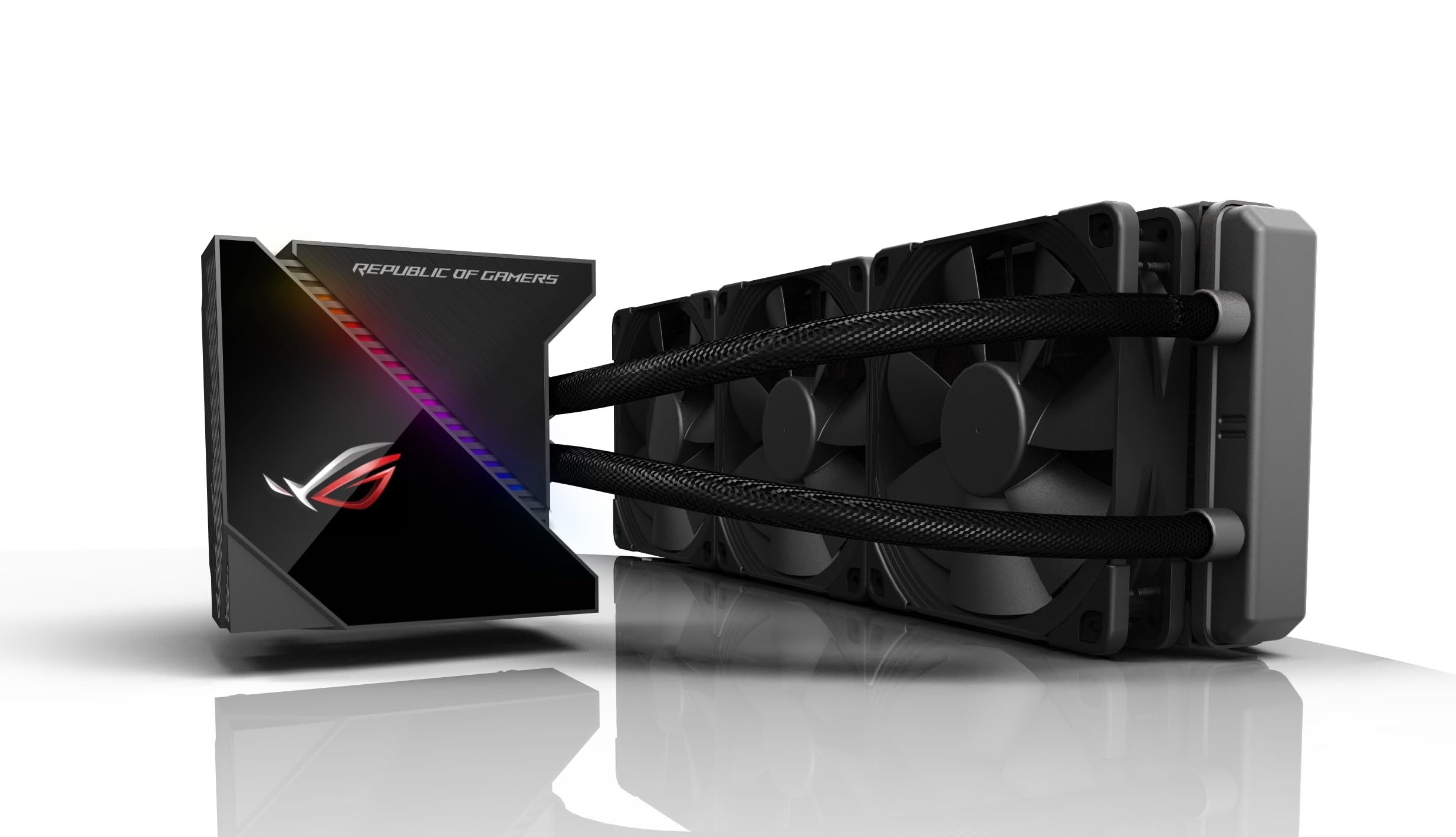 ASUS ROG Ryujin 360 All-in-One Liquid CPU Cooler with Colour OLED, Aura Sync RGB and Noctua iPPC 2000 PWM 120 mm Radiator Fan