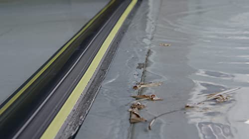 2" High Garage Door Flood Barrier Threshold Kit ‘GARADAM’ (10'3") | Flexible PVC | Complete Kit Includes 2 Adhesives | GaraDry