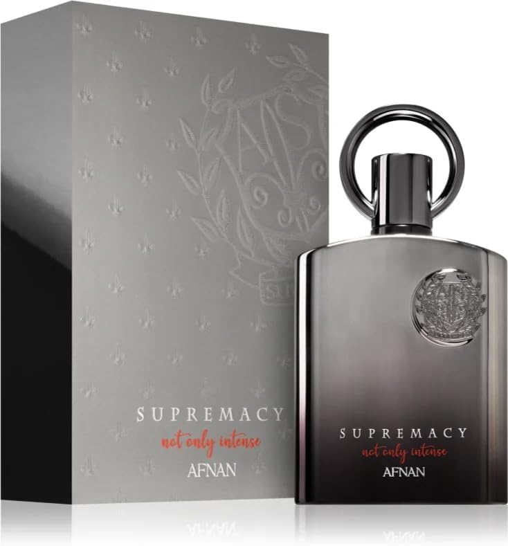 Afnan Supremacy Not Only Intense Eau De Parfum Spray for Men, 3.4 Fl. Oz