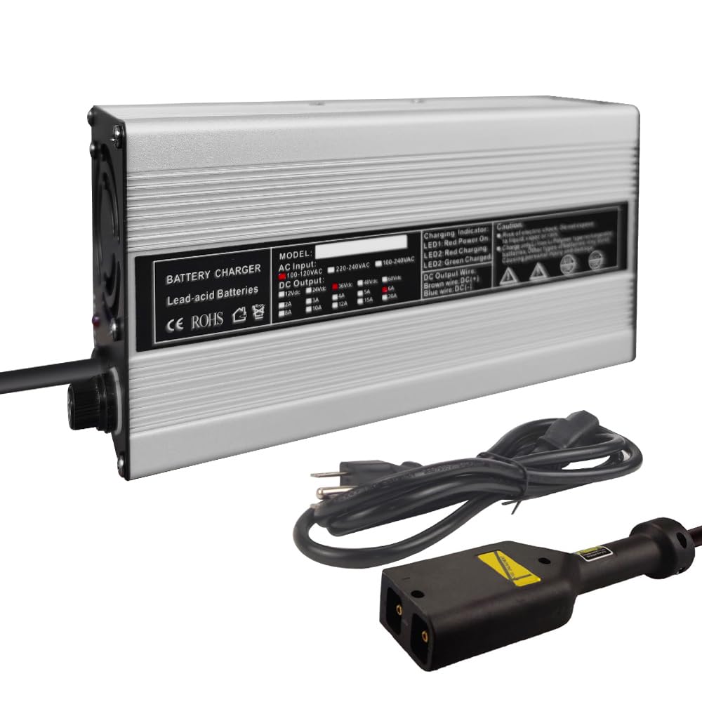 Abakoo 36V 6A Golf Cart Battery Charger Powerwise Plug for EzGo Ez-Go TXT Medalist D Style