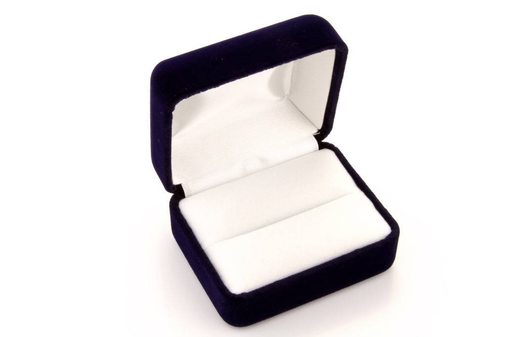 14k White Gold SOLID Wedding Engagement Ring and Wedding Band 2 Piece Set - Size 7