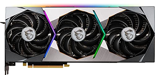 MSI Gaming GeForce RTX 3070 Ti 8GB GDRR6X 256-Bit HDMI/DP Nvlink Torx Fan 4 RGB Ampere Architecture Graphics Card (RTX 3070 Ti Suprim X 8G)