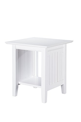 AFI Nantucket Chair Side, End Table (20" x 20"), White