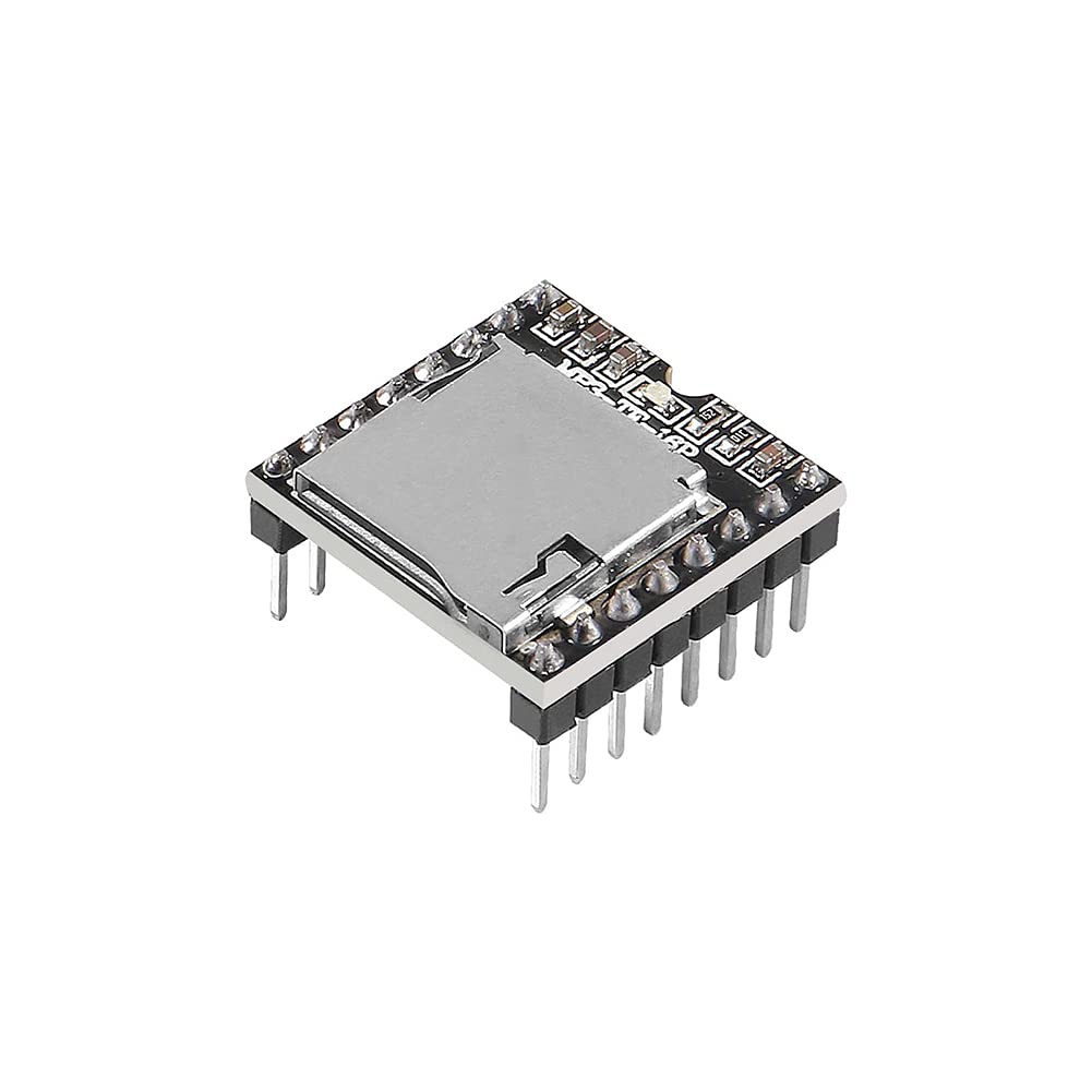 MELIFE 3PCS DFPlayer Mini MP3 Player Audio Voice Module MP3 Voice Decode Board Supporting TF Card U-Disk IO/Serial Port/AD